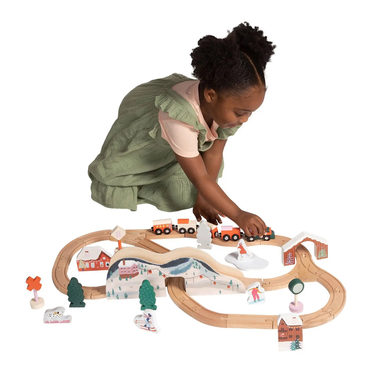 Alpine Express Wooden Train Set – Mady and Max